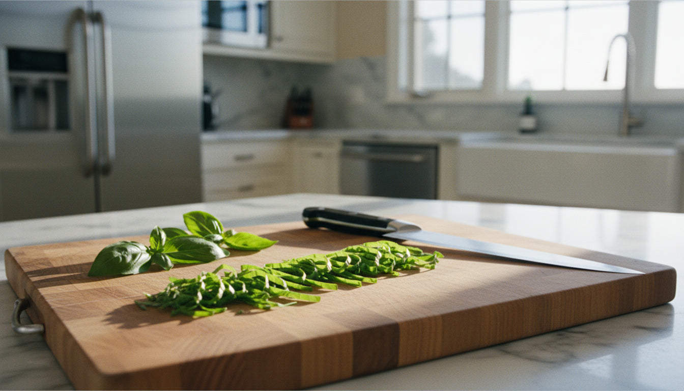 Chiffonade Herbs Technique: Mastering Consistent, Even Slices | Misen